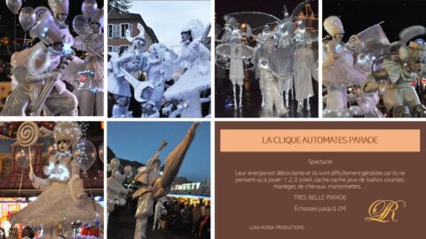 Parades lumineuses spectacles visuels - Luna Rossa Production France